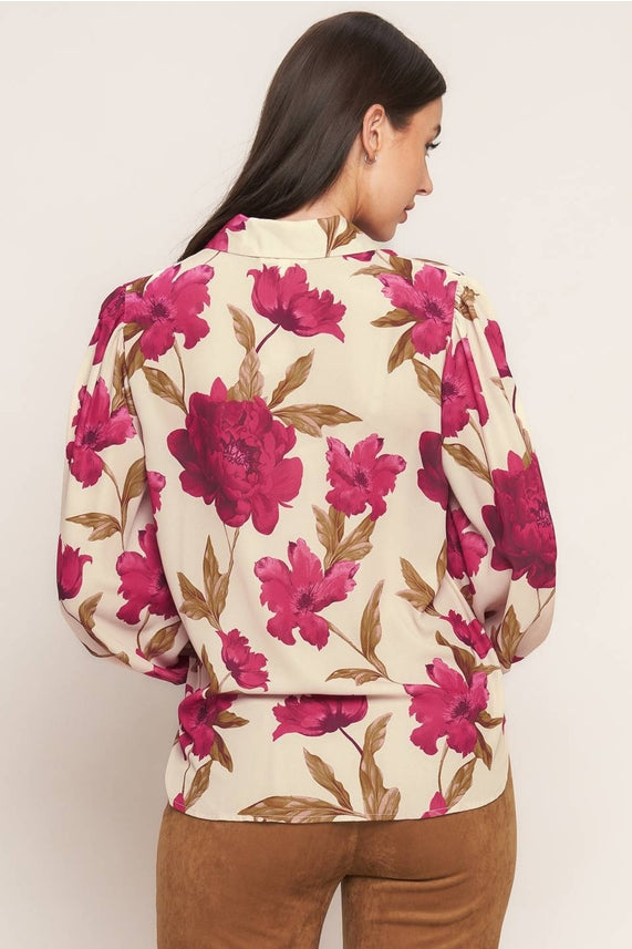 Flying Tomato Magenta Floral Top – Adorn Boutique MI